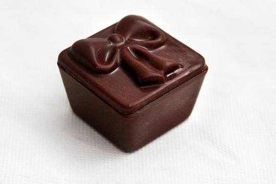 Forma Chocolate Mini Caixa c/Laço