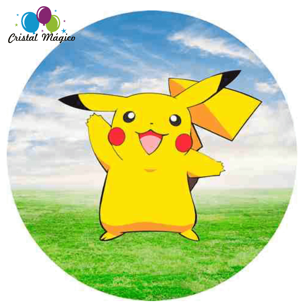 Painel Tecido Sublimado Pikachu 200cm - Cristal Mágico - Artigos para ...