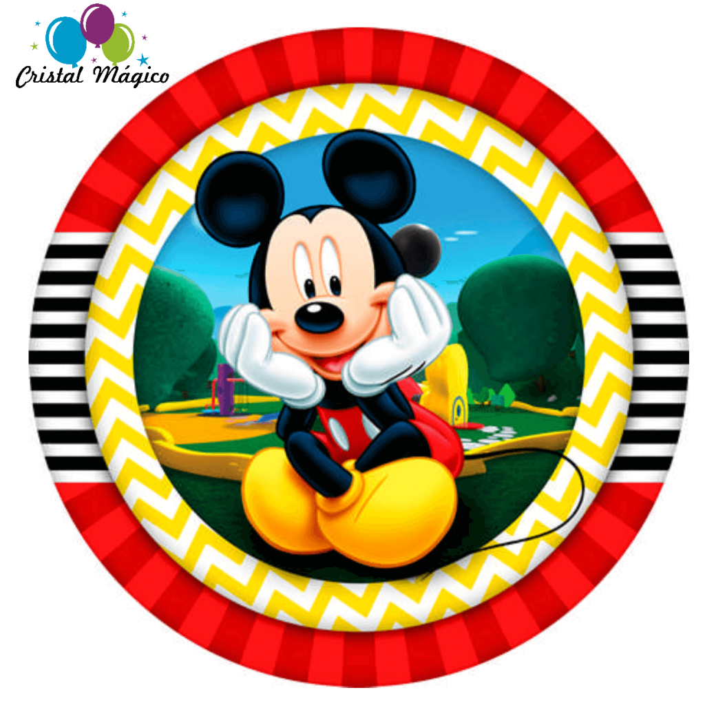 Painel Tecido Sublimado Mickey 150cm Cristal M gico